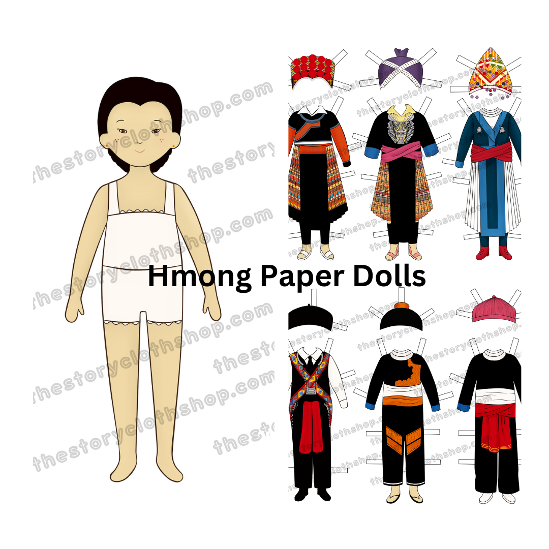 Hmong Paper Dolls – the story cloth shop
