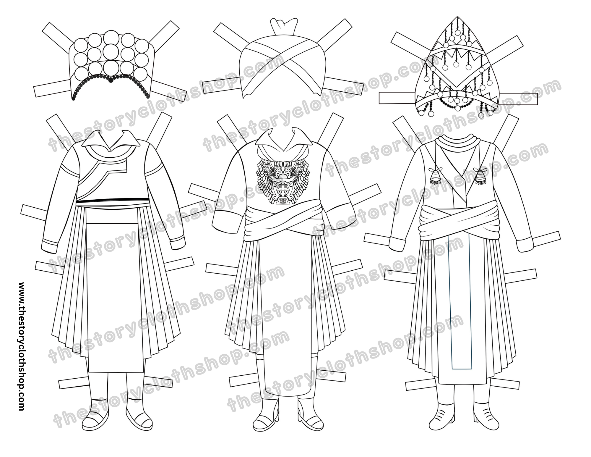 hmong coloring pages printable